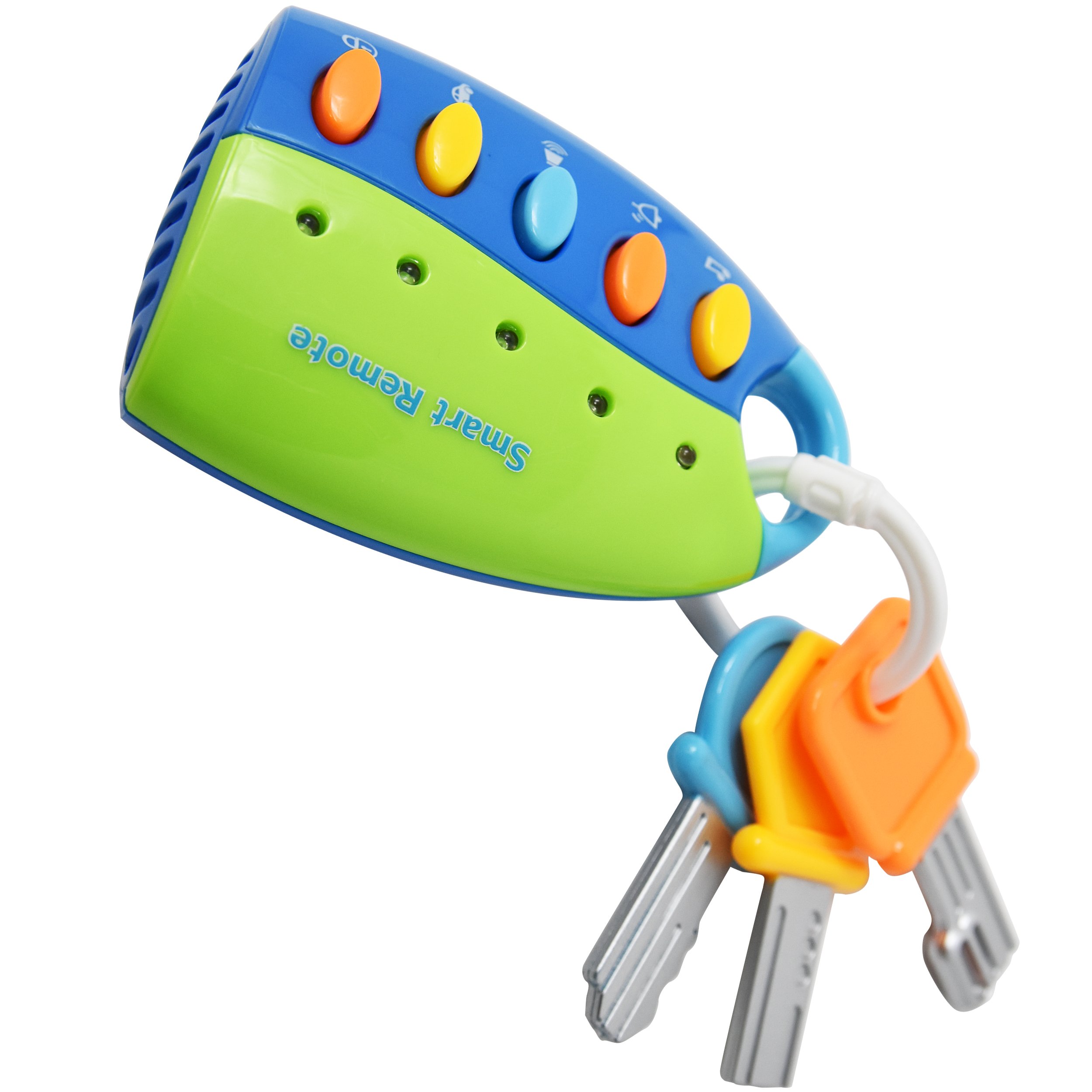 Musical Smart Remote Key Toy for Baby, Toddler, and Kids, Try Me Batteries Included