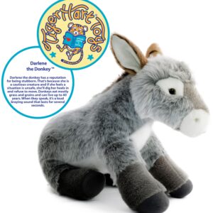 TigerHart Darlene The Donkey - 15 Inch Stuffed Animal Plush