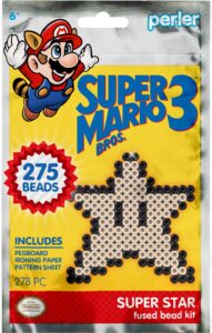 perler beads super mario bros. super star kit