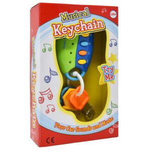 Musical Smart Remote Key Toy for Baby, Toddler, and Kids, Try Me Batteries Included