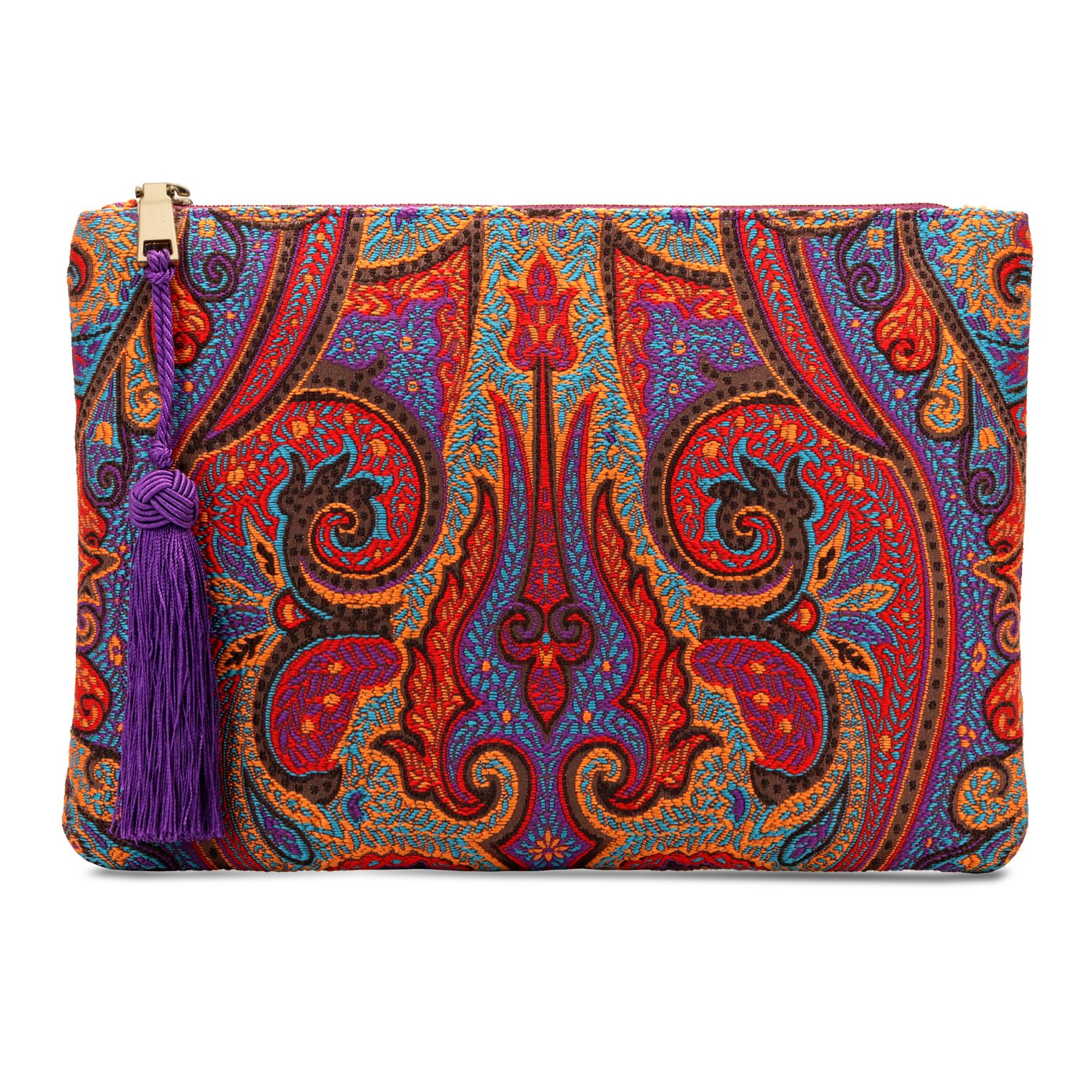 Otto Angelino Designer Women’s Bohemian & Fashion Clutch Purse - Multiple Slots Money, Cards, Smartphone - Ultra Slim