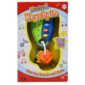 Musical Smart Remote Key Toy for Baby, Toddler, and Kids, Try Me Batteries Included