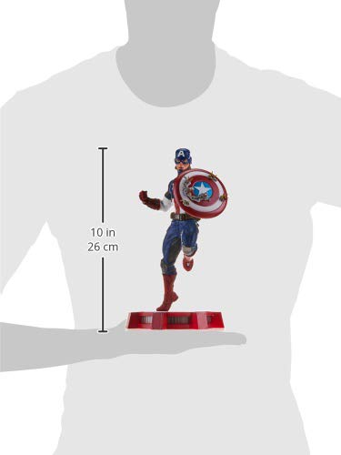 DIAMOND SELECT TOYS Marvel Gallery: Marvel Now! Captain America PVC Vinyl Figure 9 inches