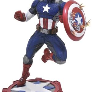 DIAMOND SELECT TOYS Marvel Gallery: Marvel Now! Captain America PVC Vinyl Figure 9 inches