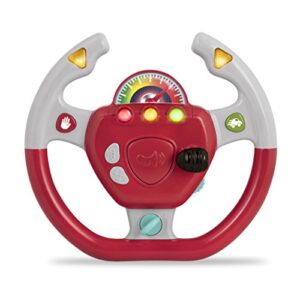 Battat – Interactive Steering Wheel – Portable Car Toy – Kids Games & Songs – Toddler Road Trip – 2 Years + – Geared To Steer