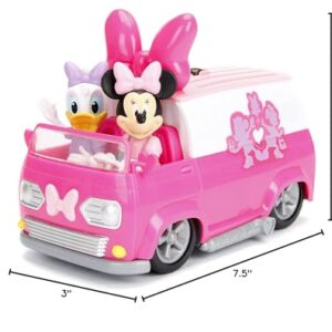 Jada Toys Disney Junior Minnie Mouse Happy Helper Van RC, Pink/White