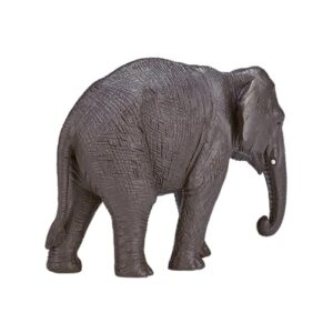 MOJO Asian Elephant Realistic International Wildlife Toy Replica Hand Painted Figurine, Grey (387266)