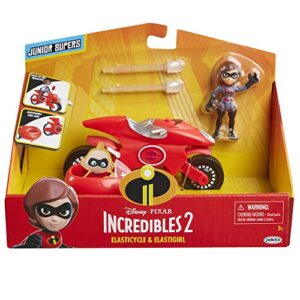 The Incredibles 2 Elasticycle & Elastigirl Vehicle Playset Action Figure