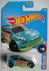 hot wheels race team 4/5, teal '12 ford fiesta 307/365 10 spoke