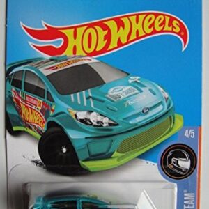 Hot Wheels Race Team 4/5, Teal '12 Ford Fiesta 307/365 10 Spoke