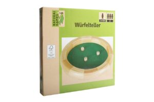 vedes gro脽handel gmbh - ware natural games dice plate diameter 30聽cm