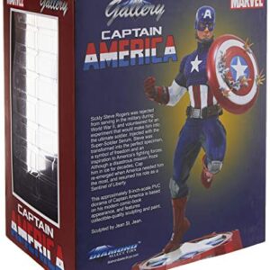 DIAMOND SELECT TOYS Marvel Gallery: Marvel Now! Captain America PVC Vinyl Figure 9 inches