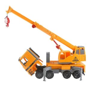 15 inches Oversized Friction Lift Crane Truck Construction Vehicle Toy for Kids