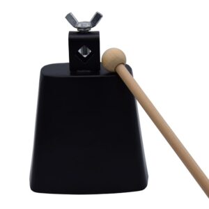 richohome 4 inch steel cowbell with mallet