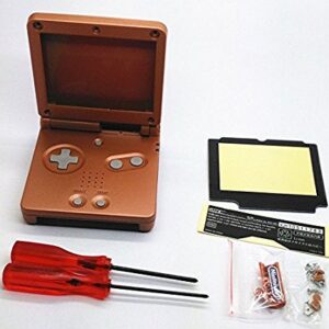 New Full Housing Shell Pack Case Cover for GBA SP Gameboy Advance SP Orange