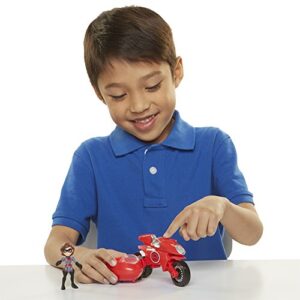 The Incredibles 2 Elasticycle & Elastigirl Vehicle Playset Action Figure