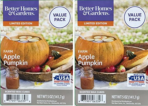 Better Homes and Gardens Farm Apple Pumpkin Wax Cubes 5oz - 2-Pack