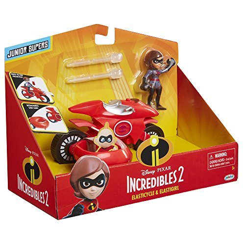 The Incredibles 2 Elasticycle & Elastigirl Vehicle Playset Action Figure