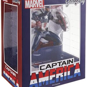 DIAMOND SELECT TOYS Marvel Gallery: Marvel Now! Captain America PVC Vinyl Figure 9 inches