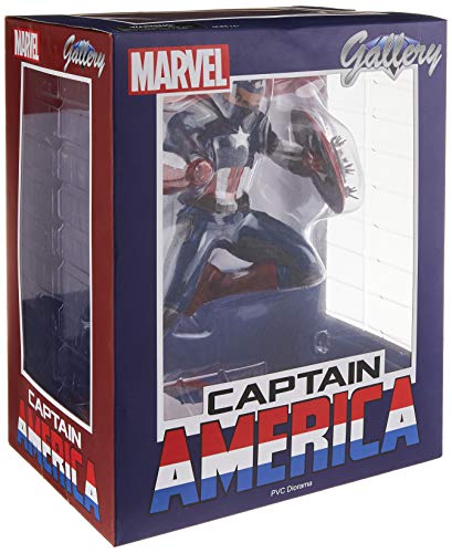 DIAMOND SELECT TOYS Marvel Gallery: Marvel Now! Captain America PVC Vinyl Figure 9 inches