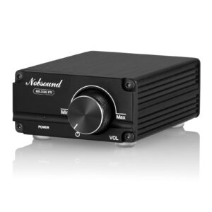 nobsound 100w full frequency mono channel digital power amplifier audio mini amp (black)