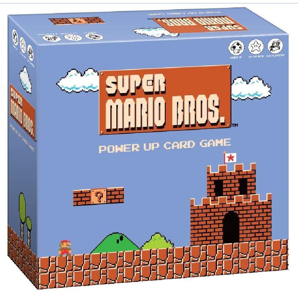 Super Mario Bros Power Up Card Game | Super Mario Brothers Video Game Nintendo NES Artwork | Fast paced Card Games | Easy to Learn and Quick to Play