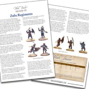 Warlord Black Powder Anglo-Zulu War Unmarried Zulu Impi Tabletop Miniatures - Plastic Paintable Miniature 1700-1900 Soldiers Set, Unpainted Table Top 28mm Military Minifigures for Adults - Figurines