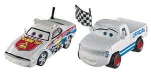 disney car toys character car race starter & pace car vehicle, 2 pack