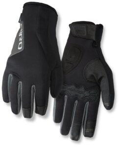 giro ambient 2.0 adult unisex winter cycling gloves - black (2020), medium