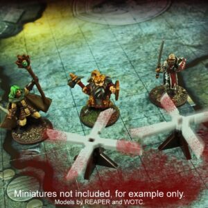 LITKO Spinning Blade Trap Markers | Compatible with Dungeons & Dragons | RPG | Pathfinder (2)