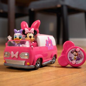 Jada Toys Disney Junior Minnie Mouse Happy Helper Van RC, Pink/White