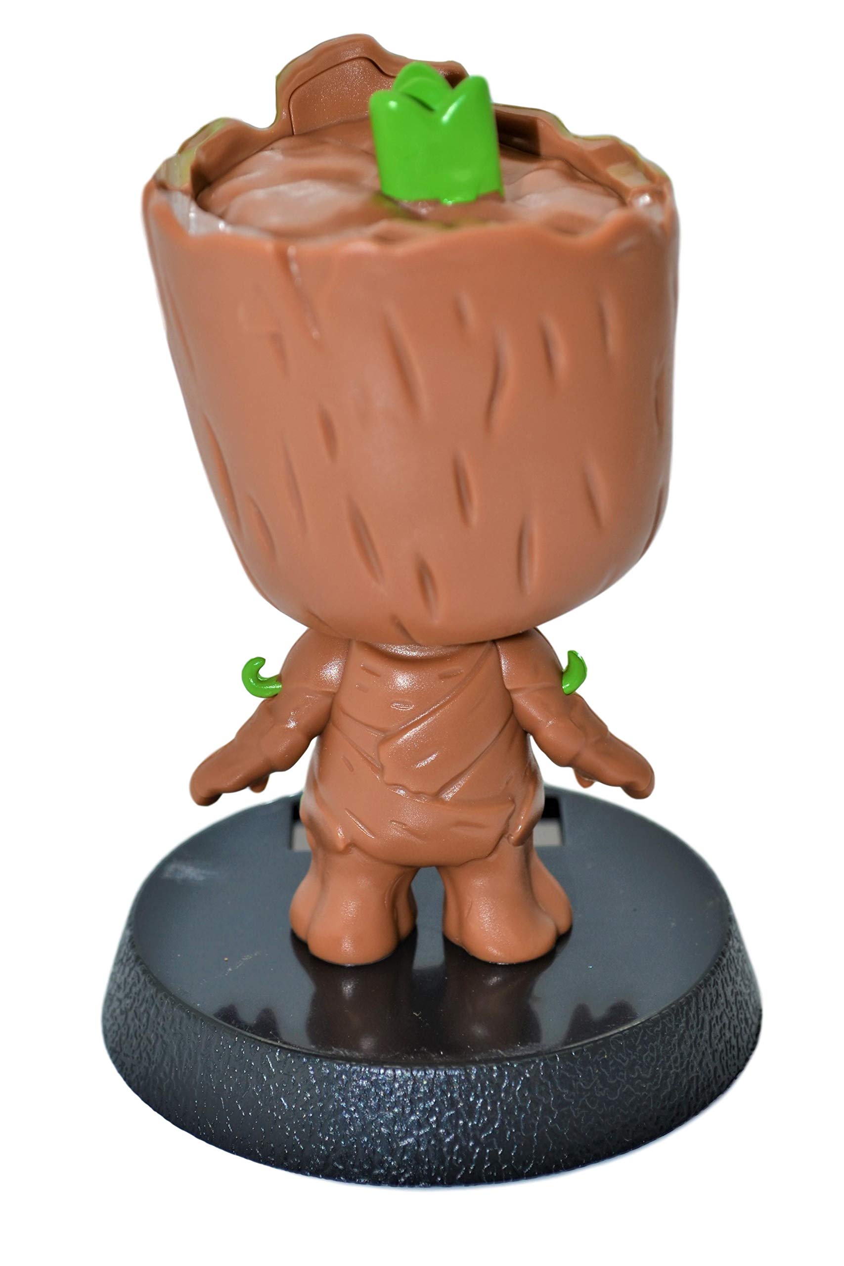 GROOT Solar Powered PVC Bobblehead Car Home Office Ultra Detail Doll