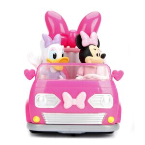 Jada Toys Disney Junior Minnie Mouse Happy Helper Van RC, Pink/White