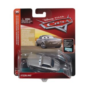 disney pixar cars die-cast sterling with accessory card vehicle