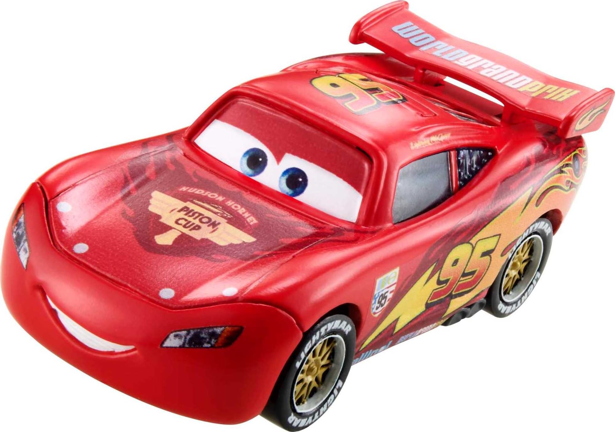 Disney Pixar Cars Lightning McQueen with Racing Wheels