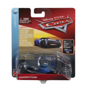 disney car toys die-cast jackson storm with accessory card vehicle