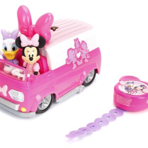 Jada Toys Disney Junior Minnie Mouse Happy Helper Van RC, Pink/White