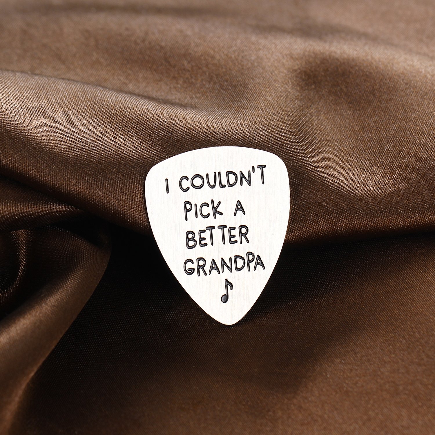 I Couldn’t Pick A Better Grandpa Musical Guitar Pick Jewelry Gift for Grandpa