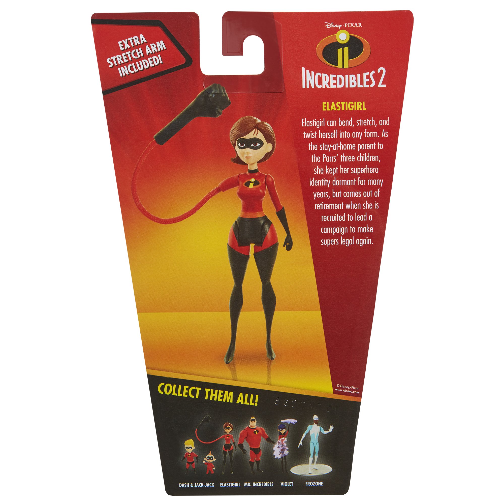 The Incredibles 2 Elastigirl 4-Inch Action Figure With Stretch Arm