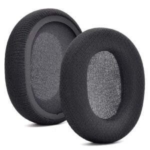 arctis 3/5 / 7/9 replacement black fabric ear pads cushion compatible with steelseries arctis 3 / arctis 5 / arctis 7 arctis 9 / arctis 1 / arctis pro lossless wireless gaming headset headphone