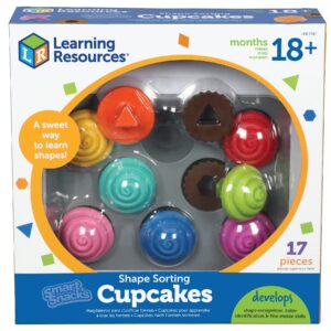 smart snacks® shape sorting cupcakes