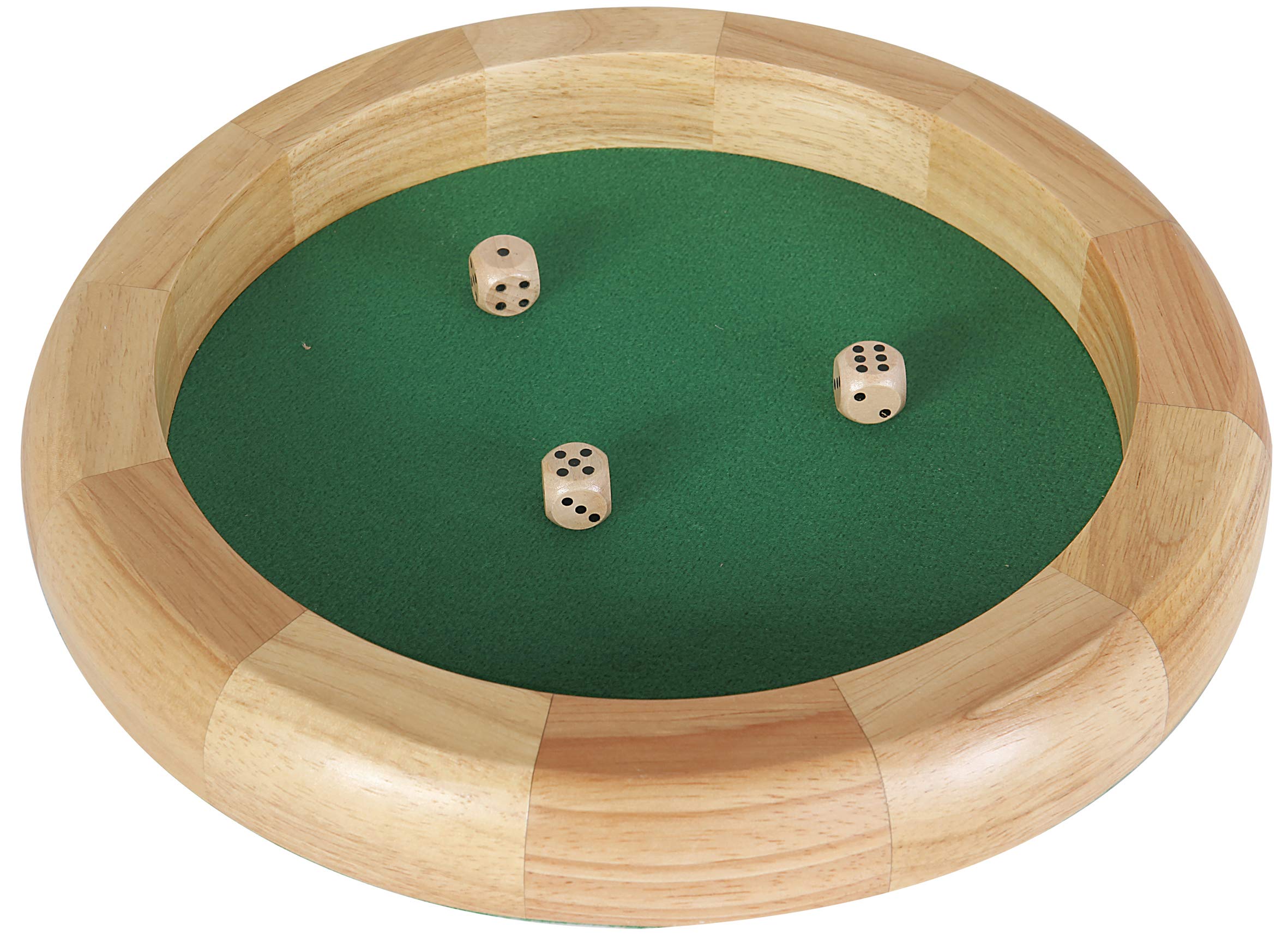 VEDES Gro脽handel GmbH - Ware Natural Games Dice Plate Diameter 30聽cm