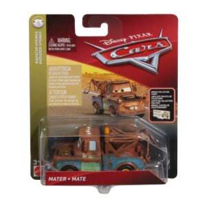 disney cars toys die-cast mater with accessory card vehicle