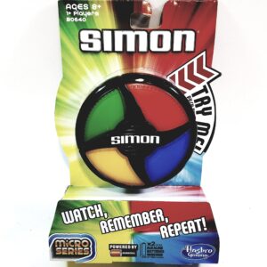 basic fun simon micro series edition pocket travel handheld portable strategy 1 or more player game