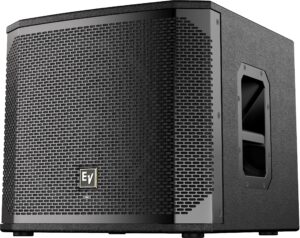 electro-voice elx200-12sp 12" 1200w powered subwoofer, black