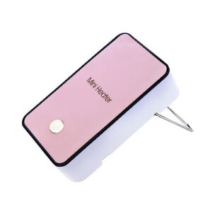 safety energy-saving heater mini portable room office desktop electric fan heater air warmer pink