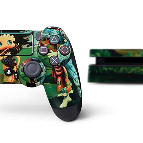 Skinit Decal Gaming Skin Compatible with PS4 Slim Bundle - Officially Licensed Betty Boop Betty Boop at Sea Design