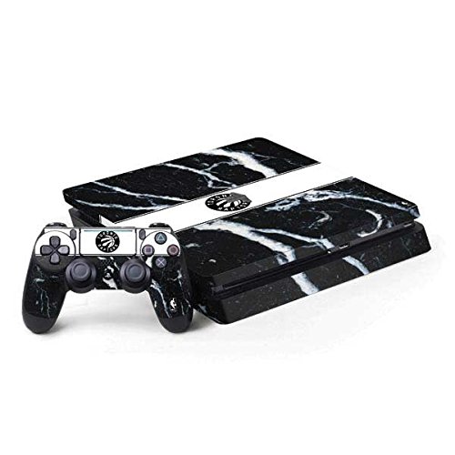 Skinit Decal Gaming Skin Compatible with PS4 Slim Bundle - Officially Licensed NBA Toronto Raptors Marble Design