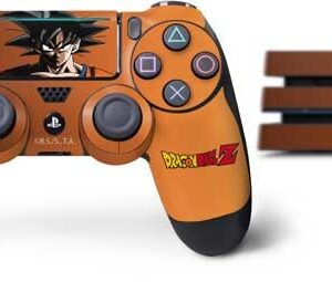 Skinit Decal Gaming Skin Compatible with PS4 Pro Bundle - Officially Licensed Dragon Ball Z Goku Portrait Design