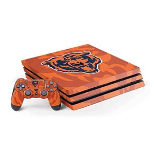 skinit decal gaming skin compatible with ps4 pro console and controller bundle - officially licensed nfl chicago bears double vision design